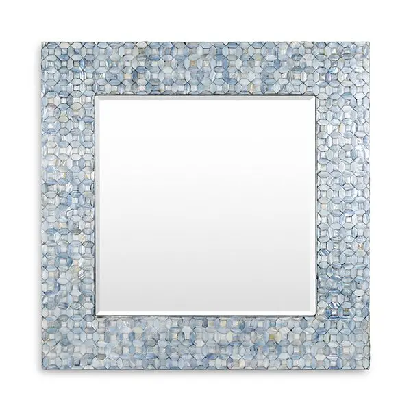 LIVABLISS Iridescent Accent Mirror - Blue