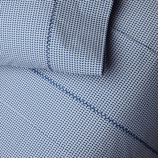 JOHN ROBSHAW Cinde Print Cotton Sheet Set, Queen - Cinde Navy