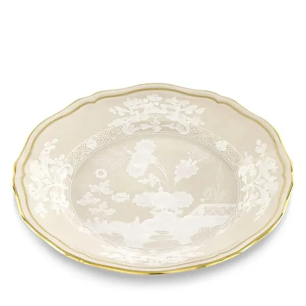 GINORI 1735 Oriente Italiano Flat Bread Plate - Cream