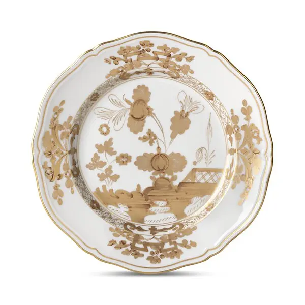 GINORI 1735 Oriente Italiano Flat Dinner Plate - Aurum