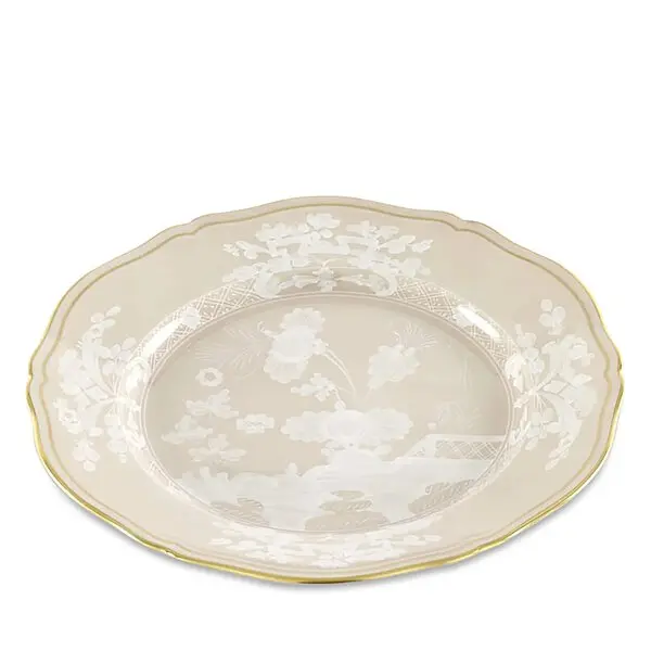 GINORI 1735 Oriente Italiano Flat Dinner Plate - Cream