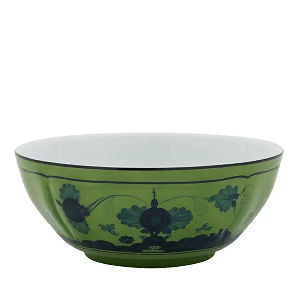 GINORI 1735 Oriente Italiano Antico Doccia Bowl - Green