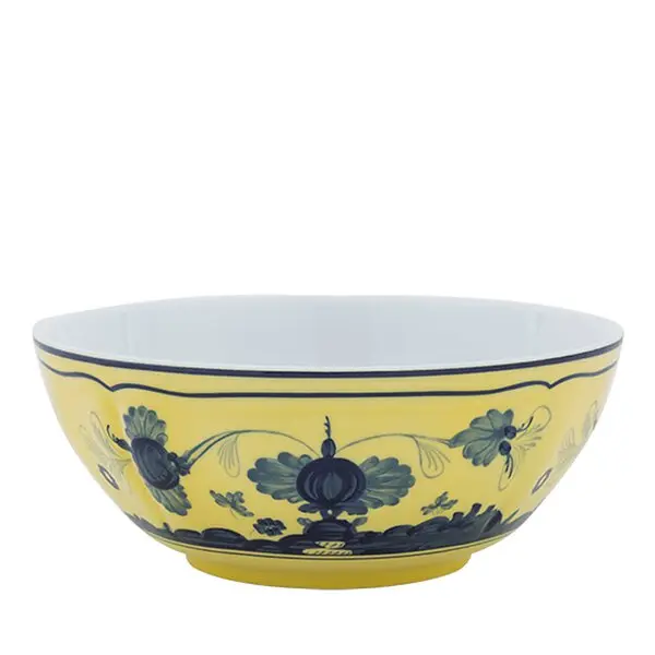 GINORI 1735 Oriente Italiano Antico Doccia Bowl - Yellow