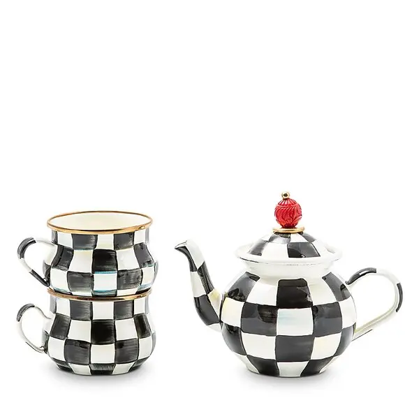 MACKENZIE-CHILDS Courtly Check Tea Party Set - No Color