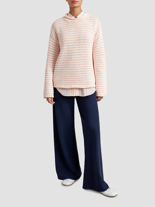 LA LIGNE Marina Fine Stripe Sweater