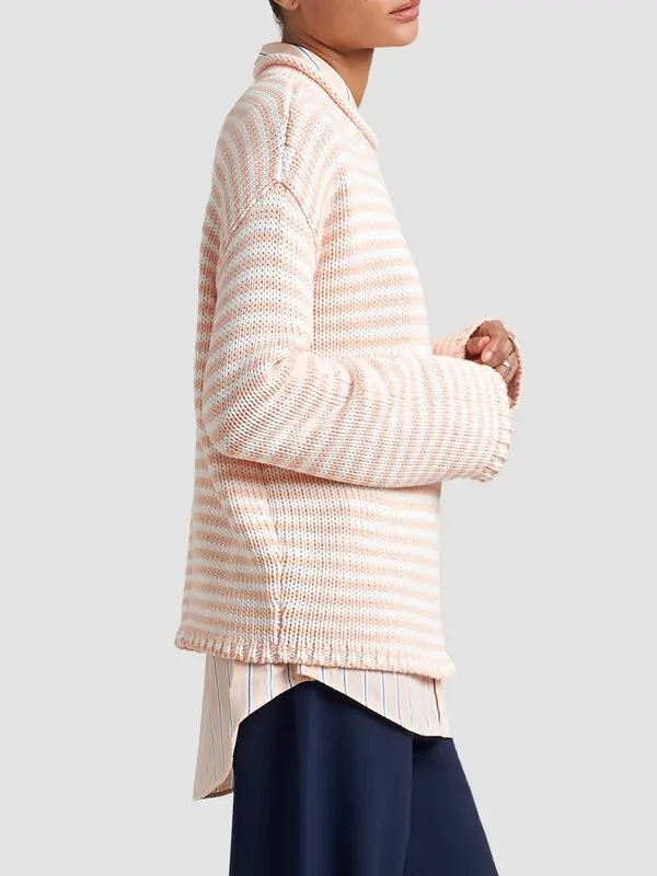 LA LIGNE Marina Fine Stripe Sweater