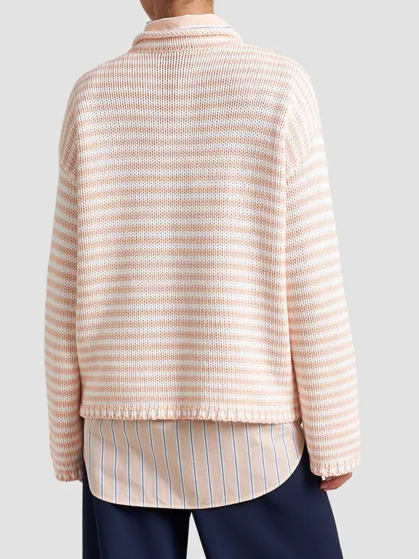 LA LIGNE Marina Fine Stripe Sweater