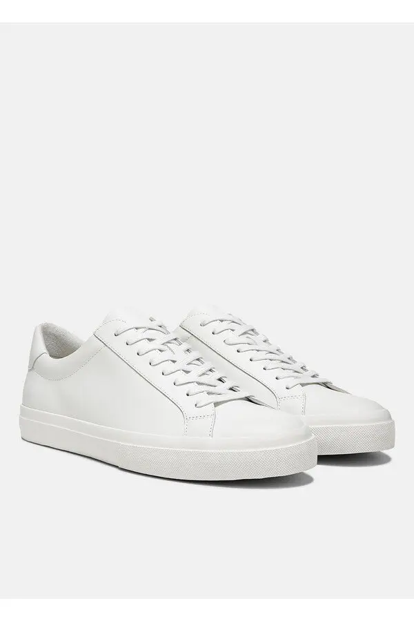 Vince Fulton Leather Sneakers - White