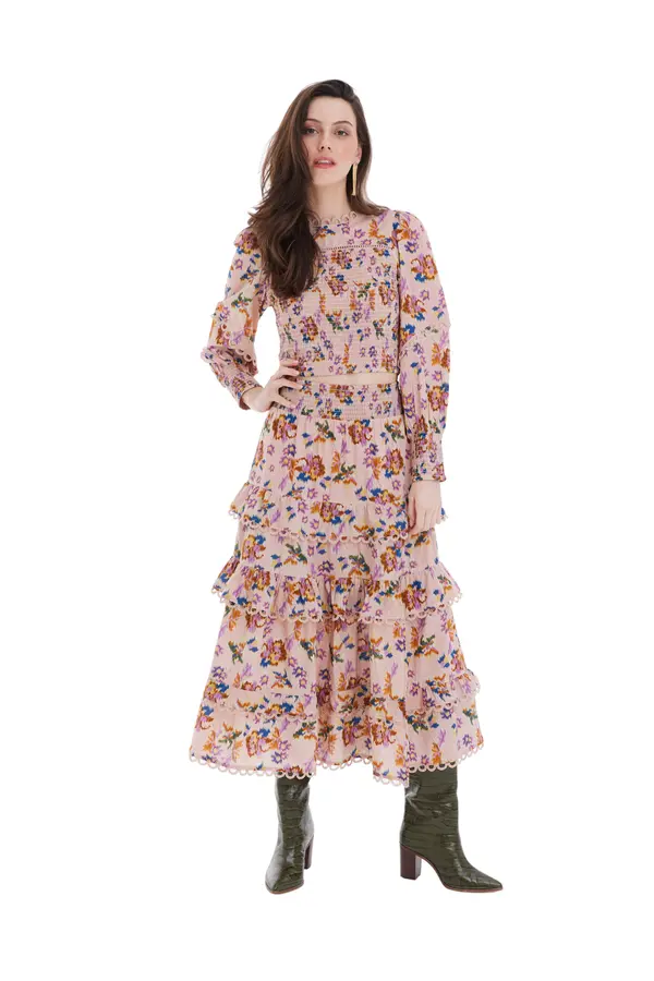ALLISON NEW YORK Savannah Midi Skirt