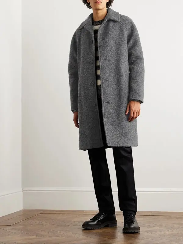 A.p.c. Manteau Gaston Wool-blend Coat