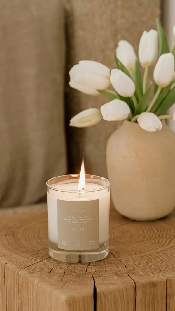 Oak Essentials Cuir Rose Candle 7.5 Oz/212