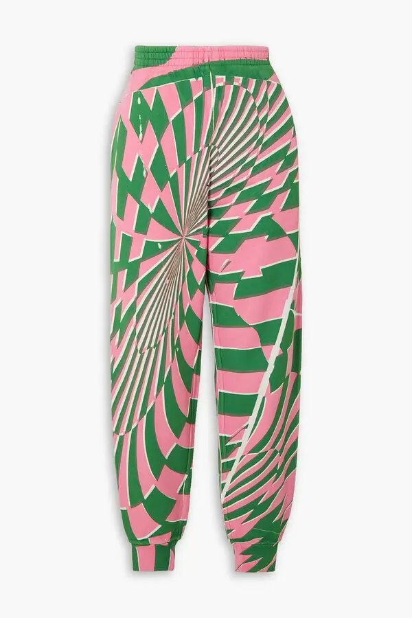Stella McCartney Ed Curtis Printed Cotton Fleece Track Pants