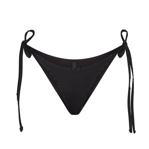 SKIMS Rhinestone Swim Tie Bottoms