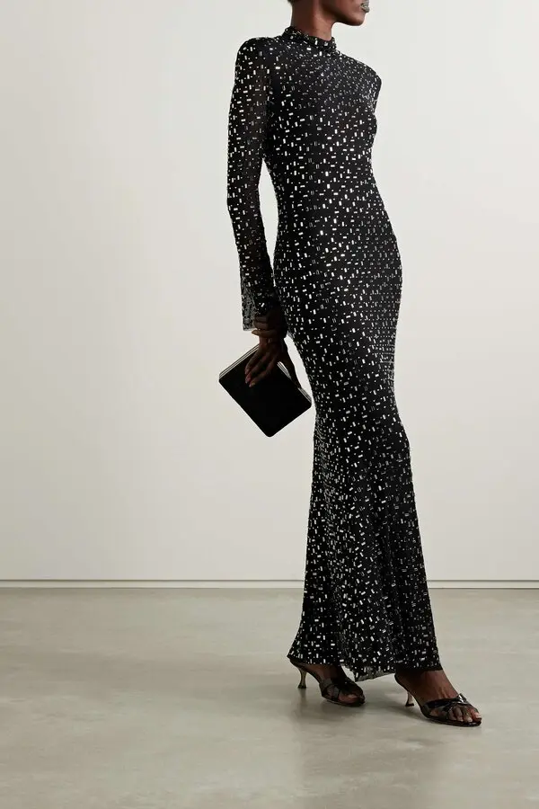 swirl my way mesh maxi dress Amora Multi Mesh Maxi Dress - XL Size - Women's Dresses