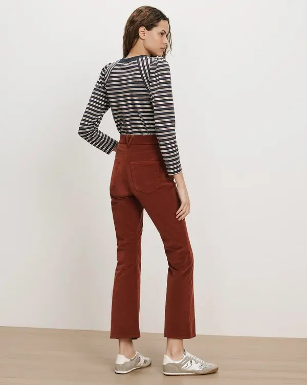 Veronica Beard Carson Corduroy Kick-flare Pant