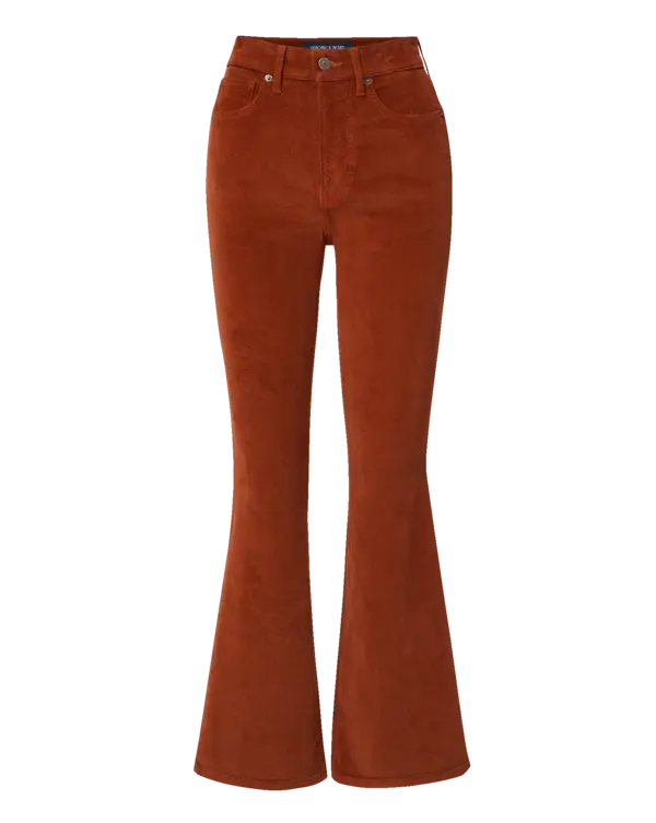 Veronica Beard Carson Corduroy Kick-flare Pant