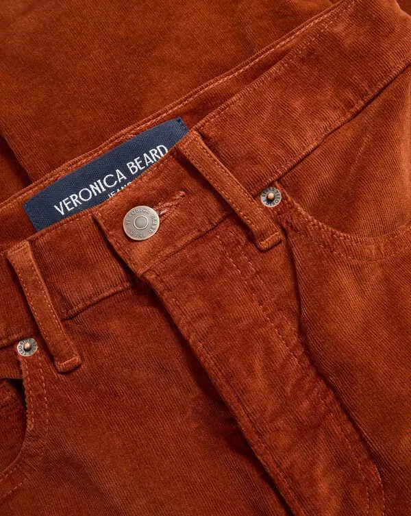 Veronica Beard Carson Corduroy Kick-flare Pant
