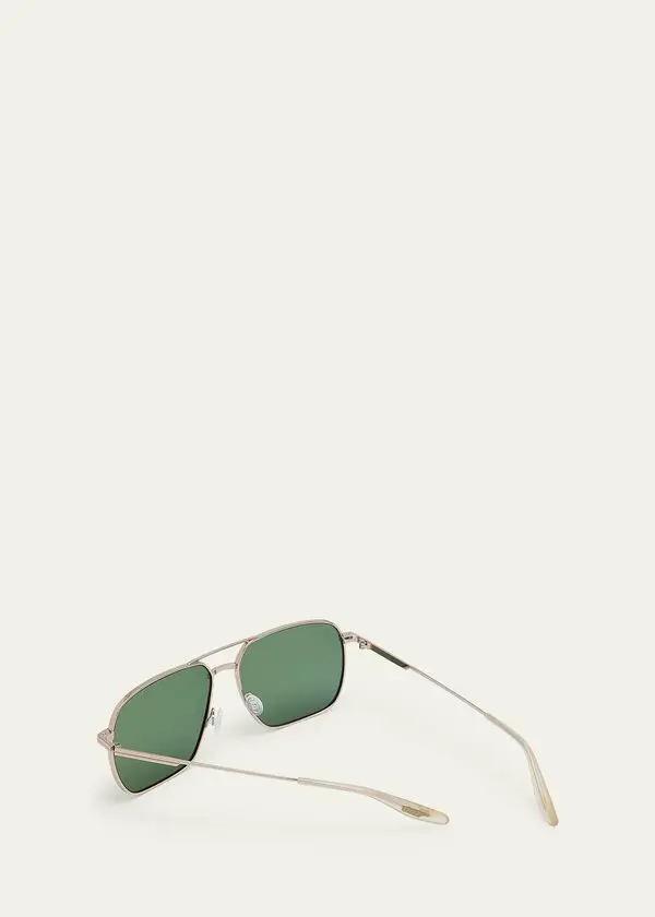 Barton Perreira X 007 Royale Titanium Aviator Sunglasses