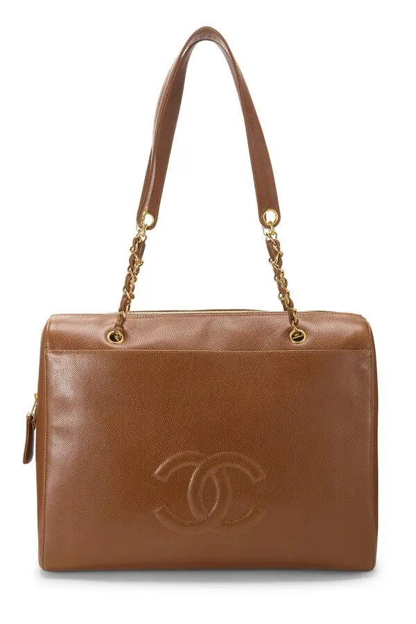 Chanel Caviar Zip Tote Large