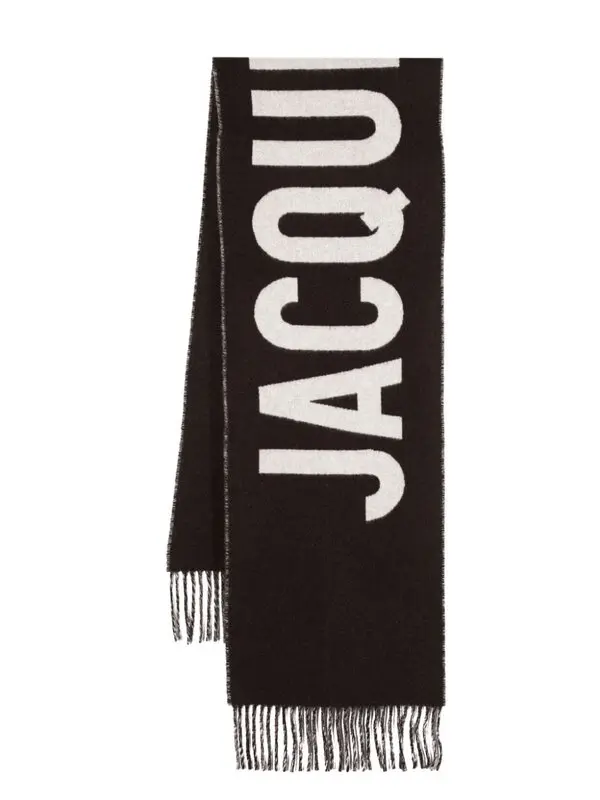 Jacquemus L'écharpe Virgin-wool Scarf - Brown