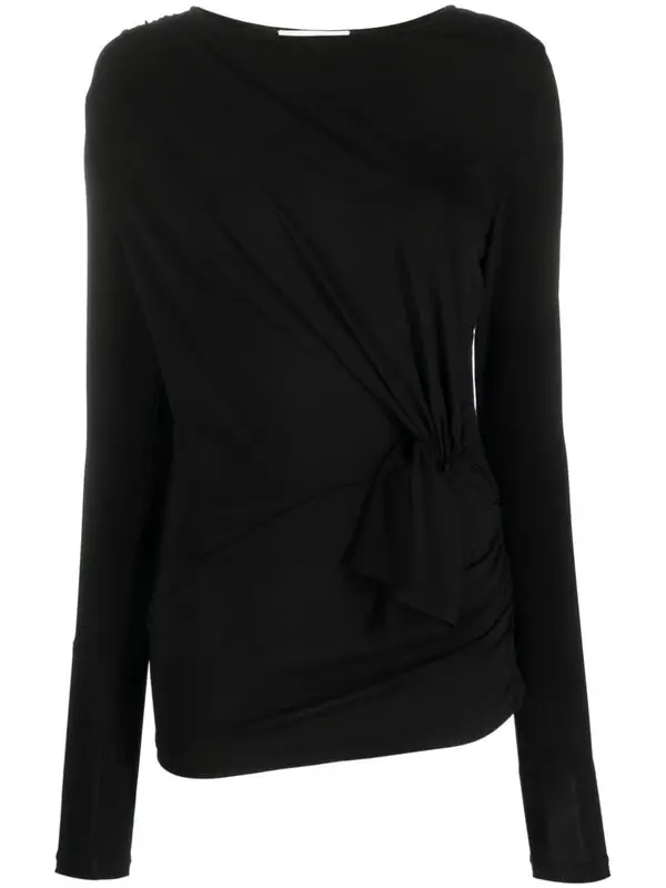 Nina Ricci Knot-detail Jersey Top