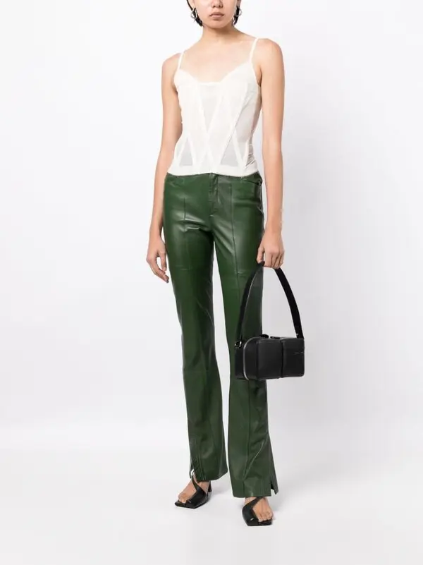 Kara Leather Shoulder Bag