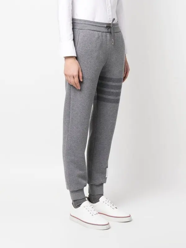 Thom Browne Knitted Track Pants - Grey