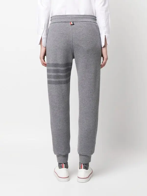 Thom Browne Knitted Track Pants - Grey