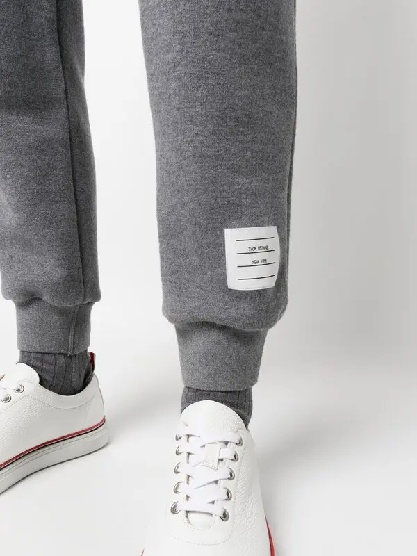 Thom Browne Knitted Track Pants - Grey
