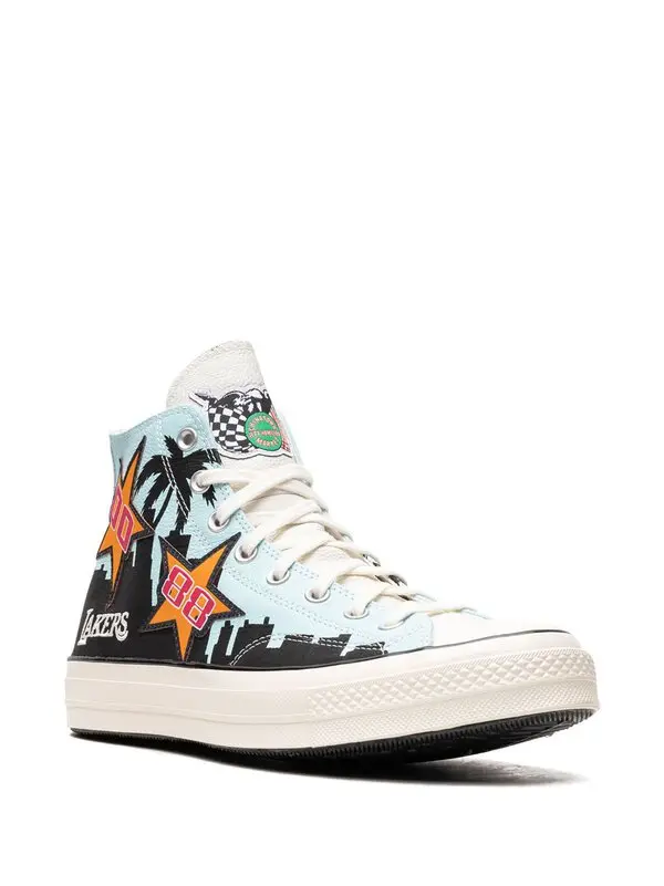 CONVERSE X Market Chuck 70 Hi Lakers Jeff Hamilton Sneakers - Black