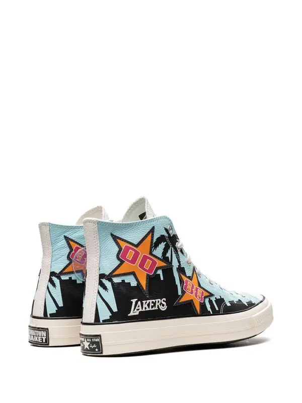 CONVERSE X Market Chuck 70 Hi Lakers Jeff Hamilton Sneakers - Black