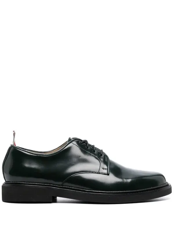 Thom Browne Polished Calf Leather Lace-up Loafers