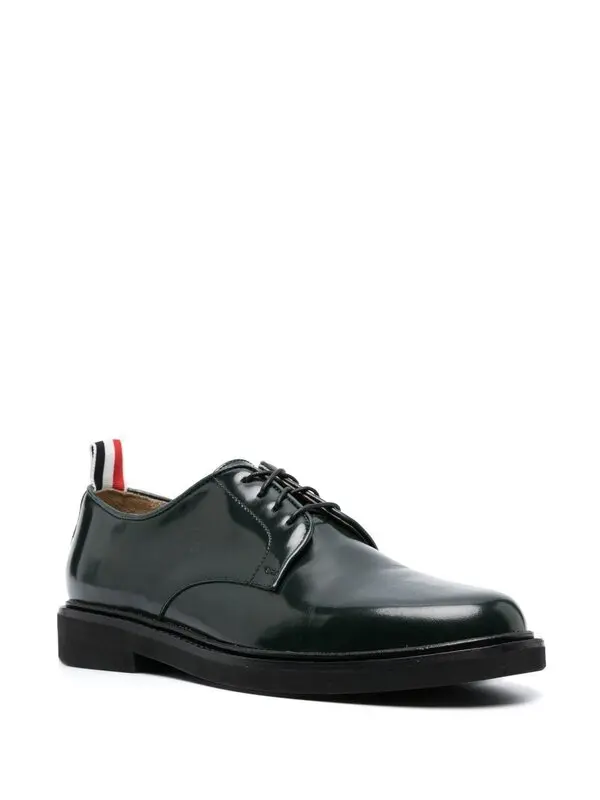 Thom Browne Polished Calf Leather Lace-up Loafers
