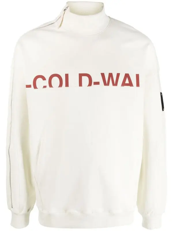 A-COLD-WALL* Overset Logo-print Cotton Sweatshirt - Neutrals