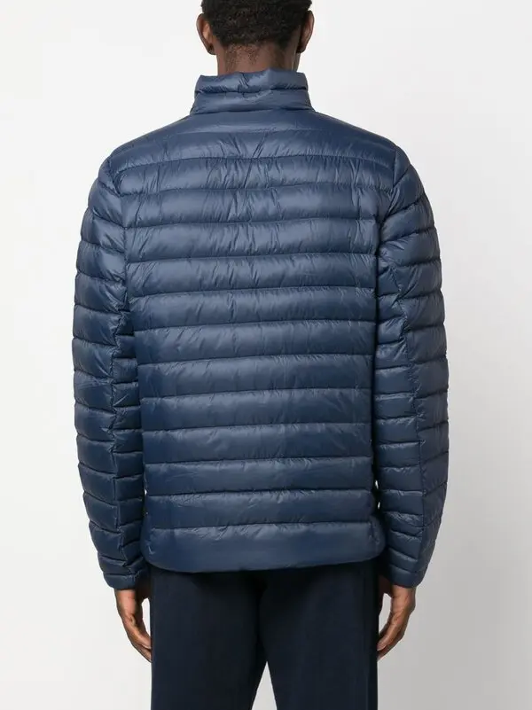Patagonia Logo-patch Feather-down Jacket - Blue