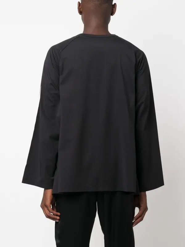 Y3 Logo Print Wraparound T-shirt