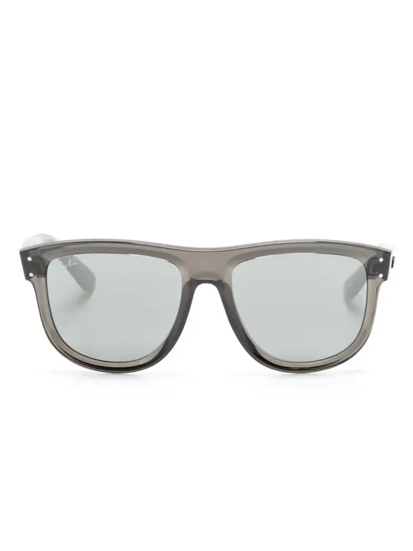 Ray-ban Reverse Square-frame Sunglasses - Grey