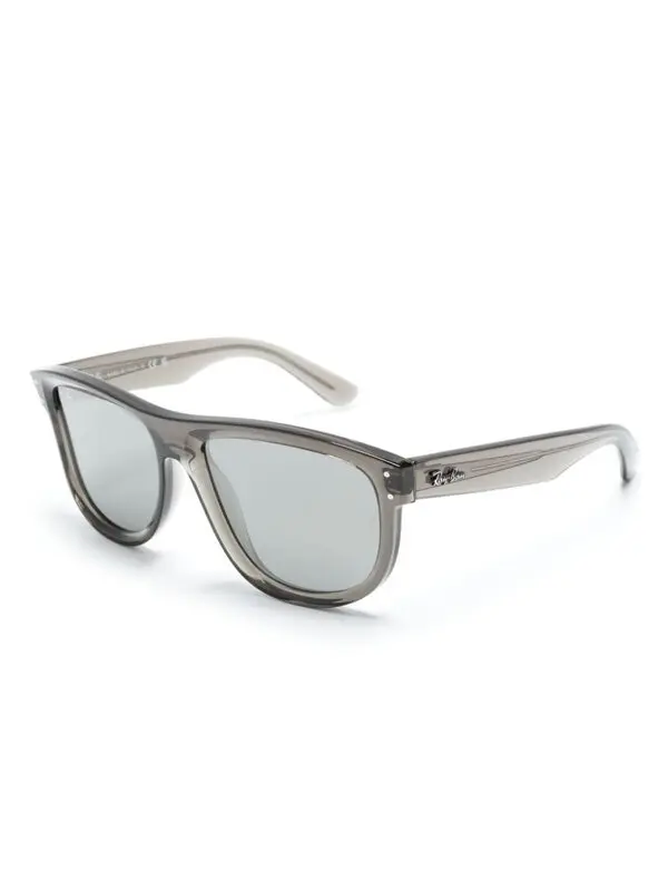 Ray-ban Reverse Square-frame Sunglasses - Grey