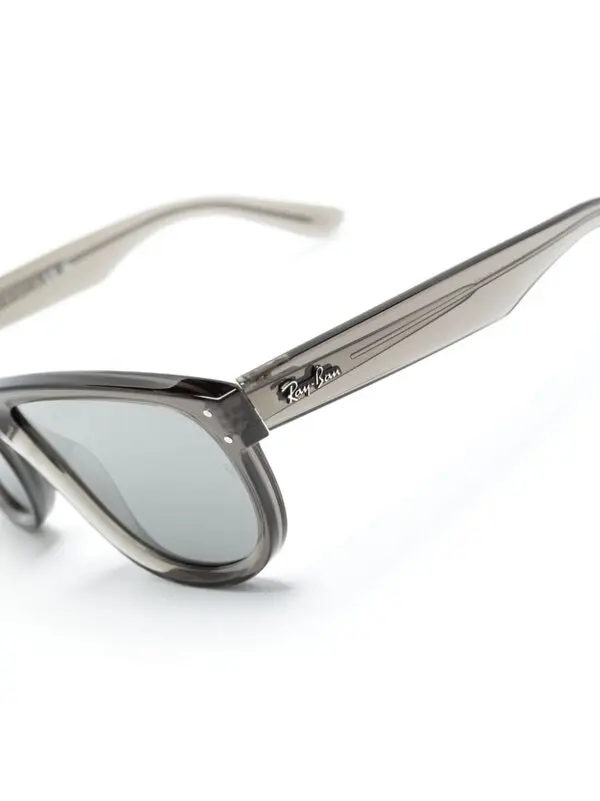 Ray-ban Reverse Square-frame Sunglasses - Grey