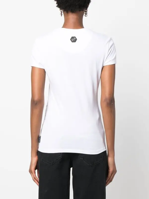 Philipp Plein Sexy Pure Fit Hexagon T-shirt - White
