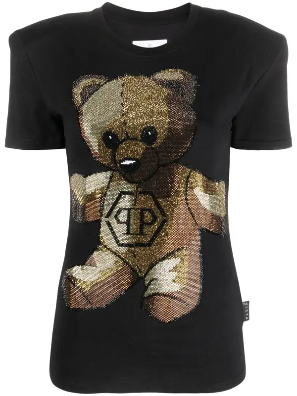 Philipp Plein Crystal-embellished T-shirt - Black