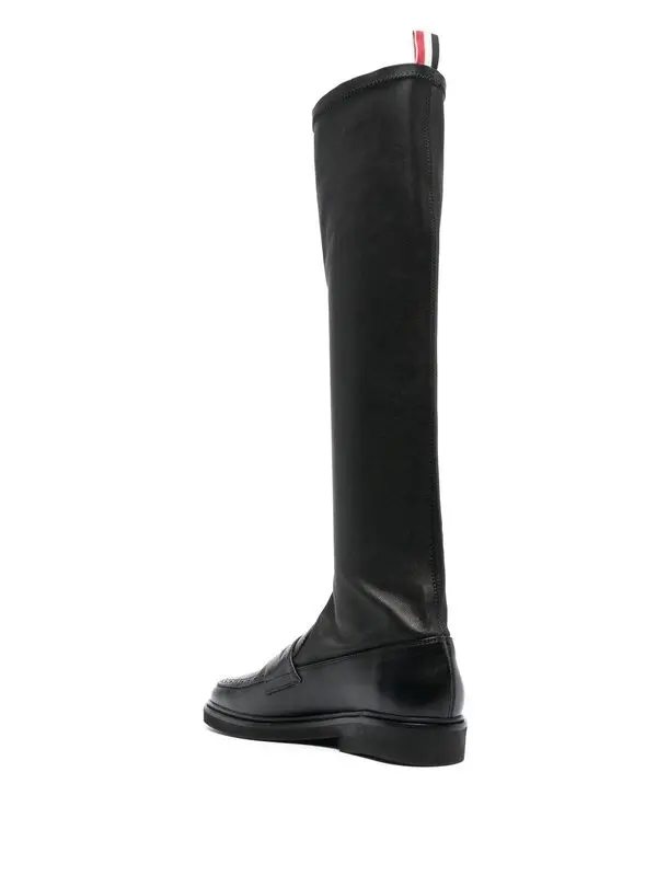 Thom Browne Penny Loafer Knee-high Boots
