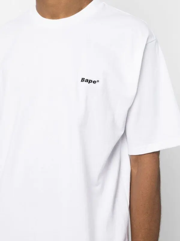 A BATHING APE Logo-patch Cotton T-shirt