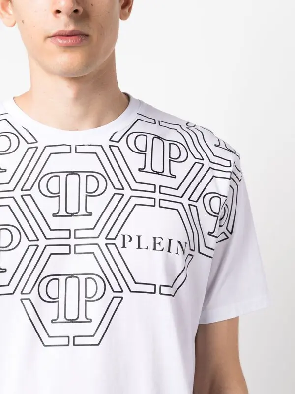 Philipp Plein Ss Hexagon Round-neck T-shirt