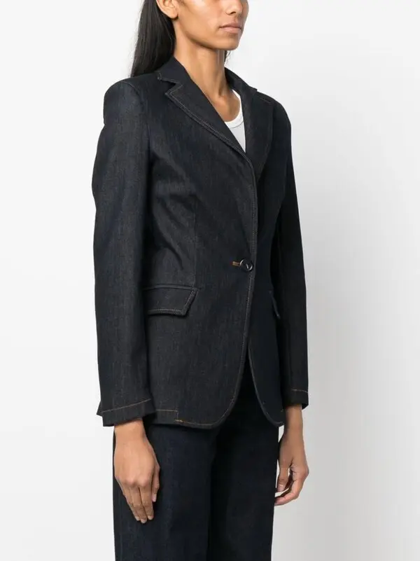 TWINSET Single-breasted Cotton-blend Blazer