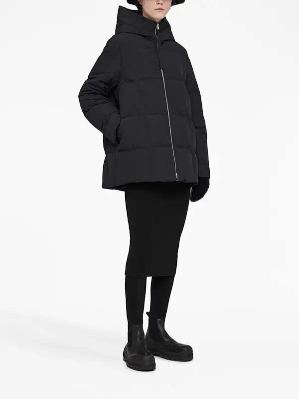Jil Sander Quilted Down Jacket - Black | Editorialist