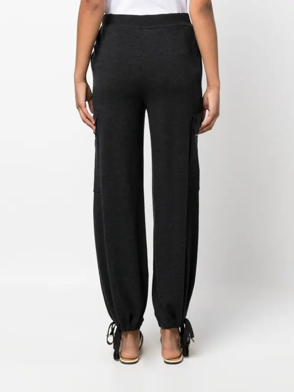 P.a.r.o.s.h Drawstring-waistband Cargo Trousers - Grey