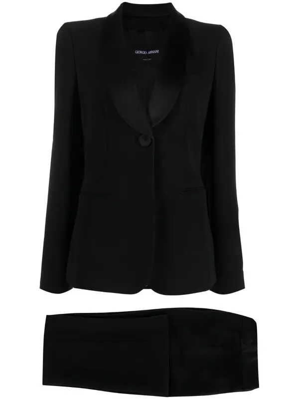 Giorgio Armani Single-breasted Trouser Suit