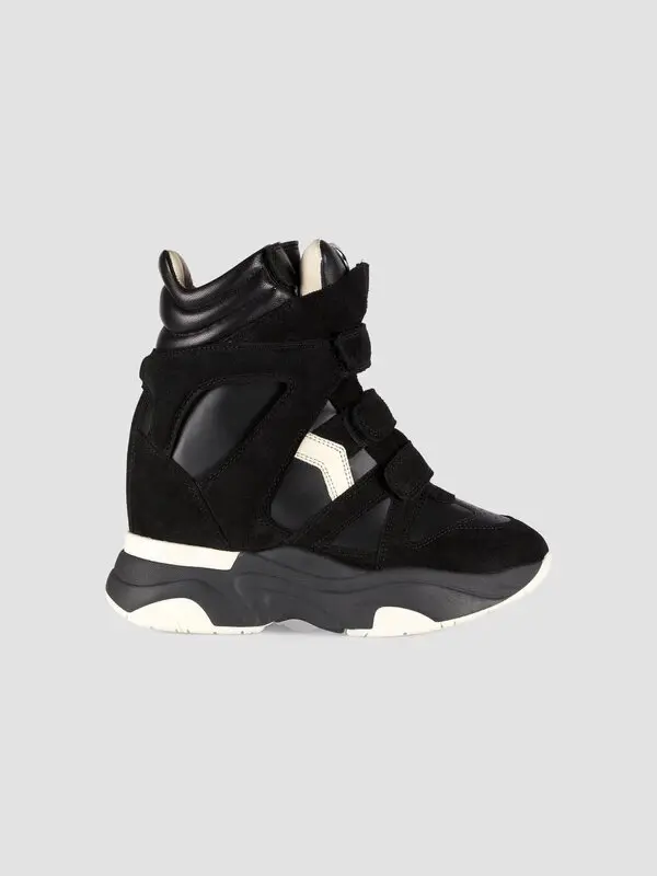 Isabel Marant Étoile Balskee 50mm High-top Wedge Sneakers - Black