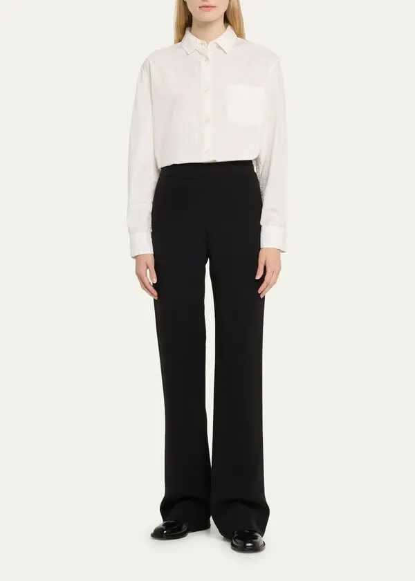 Giorgio Armani Cady Straight-leg Pants